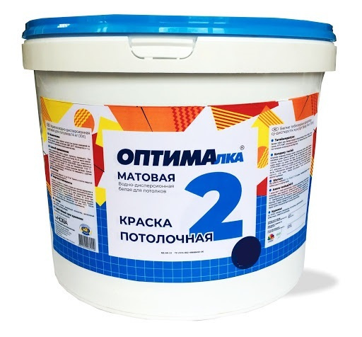 Краска НОВА для потолков Оптима-2 матовая 2,8 кг; - купить в интернет ...