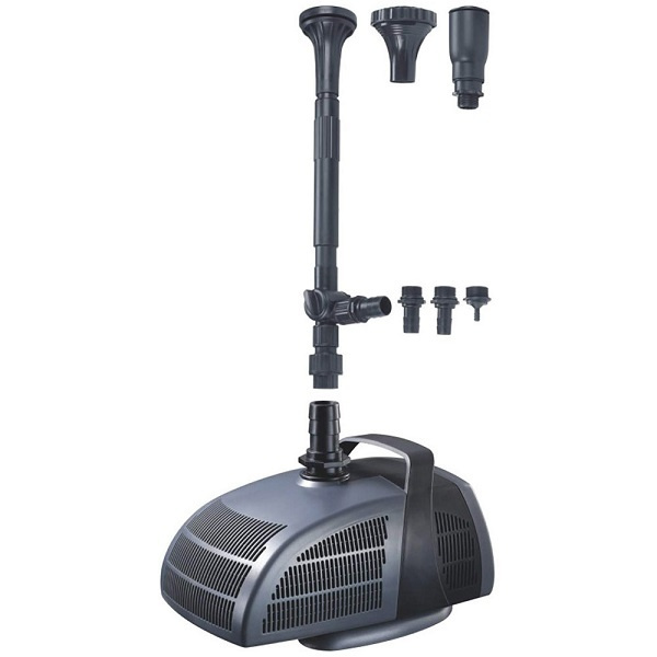 Фонтанный насос для пруда Jebao PF-5000 с насадками(100Вт; Н-3.6м ...