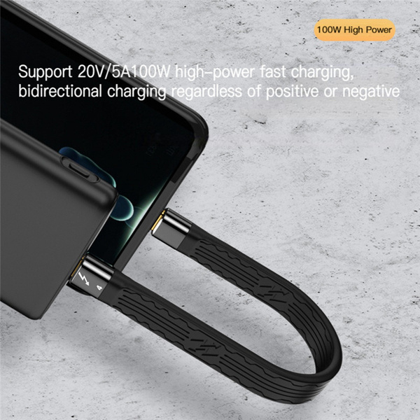 Usb кабель для передачи данных Gen3 Pd 100 Вт с быстрой зарядкой Usb C