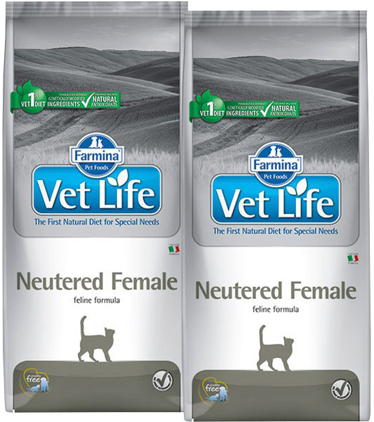 FARMINA VET LIFE FELINE NEUTERED FEMALE для взрослых стерилизованных ...