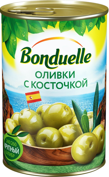 Оливки с косточкой BONDUELLE Classique, 314 мл - 5 шт. купить на OZON по низкой цене (715975293)