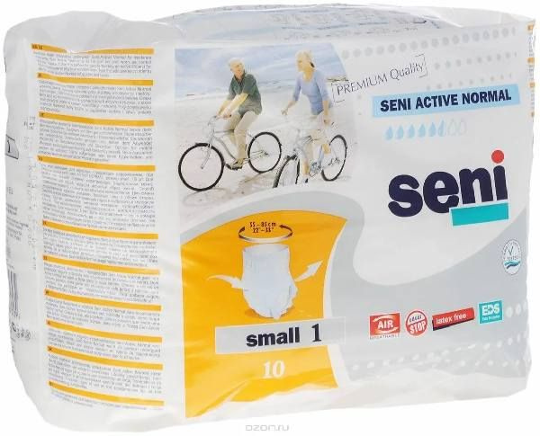 Seni Active Normal, трусы впитывающие (S), 10 шт. - купить с доставкой ...