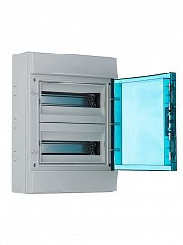 Влагозащищенный настенный шкаф ABB Mistral65 36М (2х18) прозрачная ...