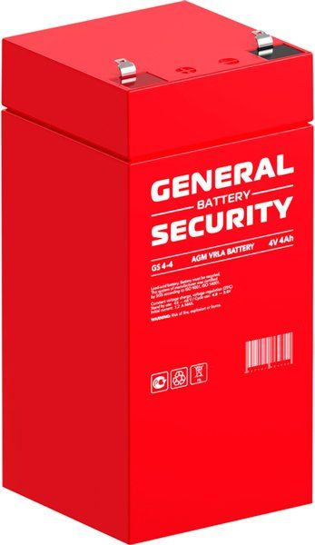 Свинцово-кислотный аккумулятор general security GS 4-4 ( 4V 4AH) для ...