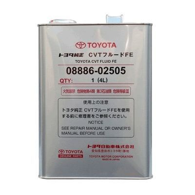 Cvt fluid fe 4л (авт. транс. масло) Toyota 08886-02505 - купить по ...