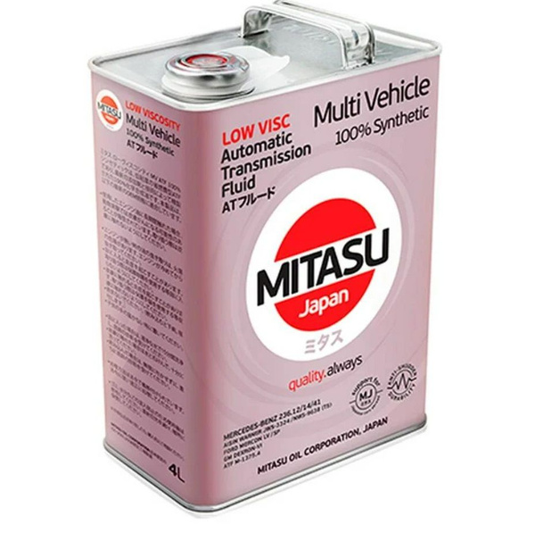 Трансмиссионное масло MITASU MULTI ATF LOW VISCOSITY 4Л - купить по ...