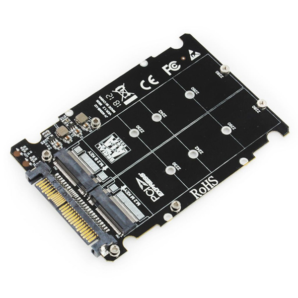 Для адаптера M.2 SSD-U.2 NVMe SATA-Bus NGFF PCI-e SFF-8639 PCIe M2 ...