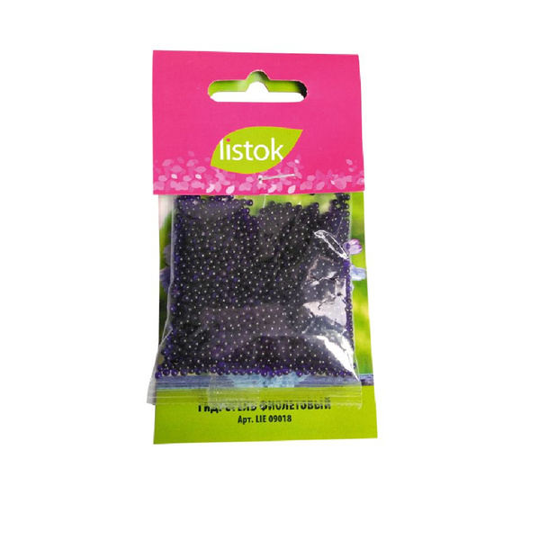Гидрогель LISTOK для комнатных растений 20 г фиолетовый - купить по ...