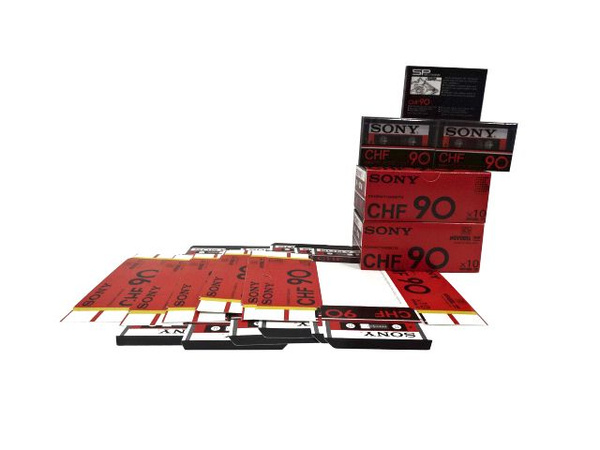 Коробочки для аудиокассет SONY CHF 90 красные - купить по выгодной цене ...