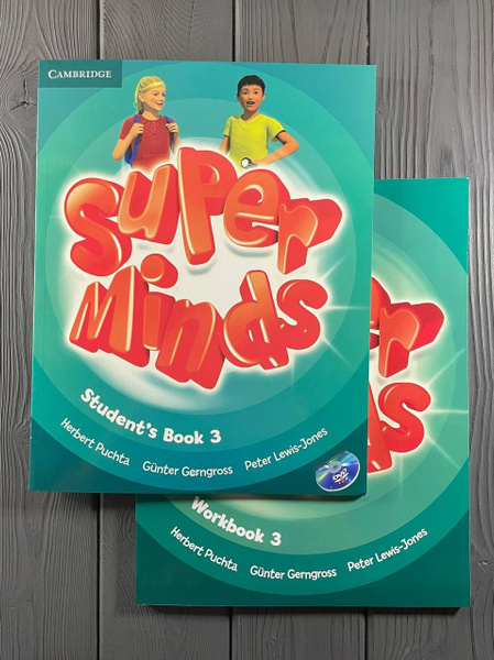 Super Minds 3. Level 3. Student's Book and Work Book +DVD+MP3/Herbert ...