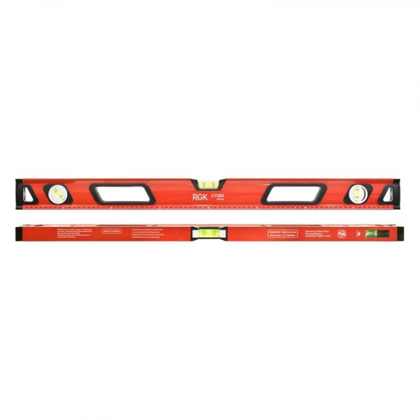 Уровень строительный брусковый RGK 80 см, глазков: 3 - купить по низкой цене в интернет-магазине ...
