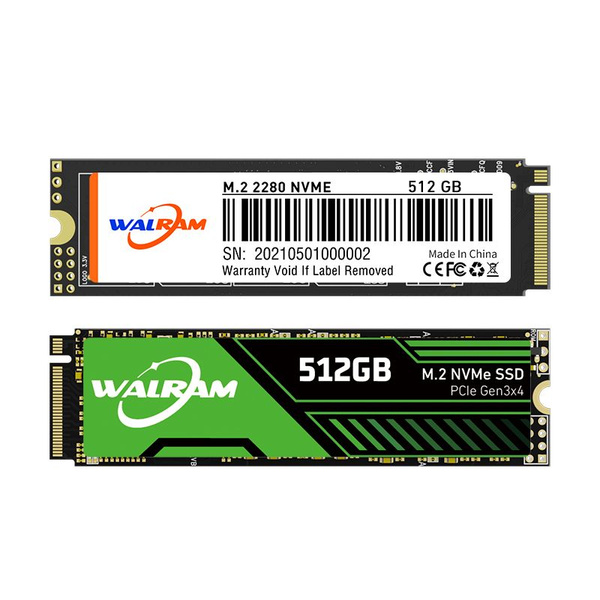 512 ГБ Внутренний SSD-диск walram 2280 nvme 3.0_MX-093 (M.2-NVME-512GB ...