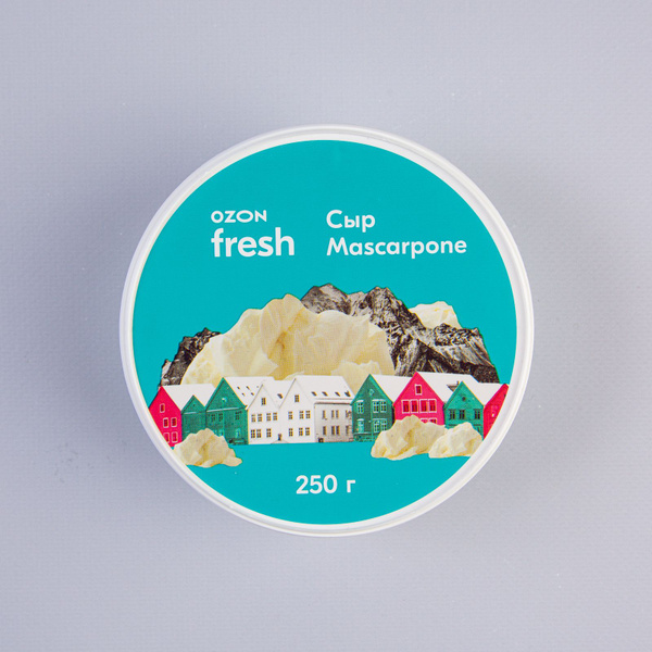 Сыр Маскарпоне Ozon fresh, 80%, 250 г - купить с доставкой по выгодным ...