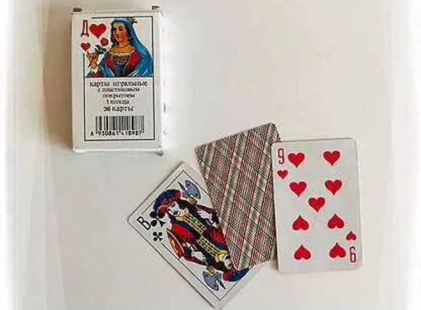 Карты игральные колода 36 шт/ 3 колоды - купить с доставкой по выгодным ...