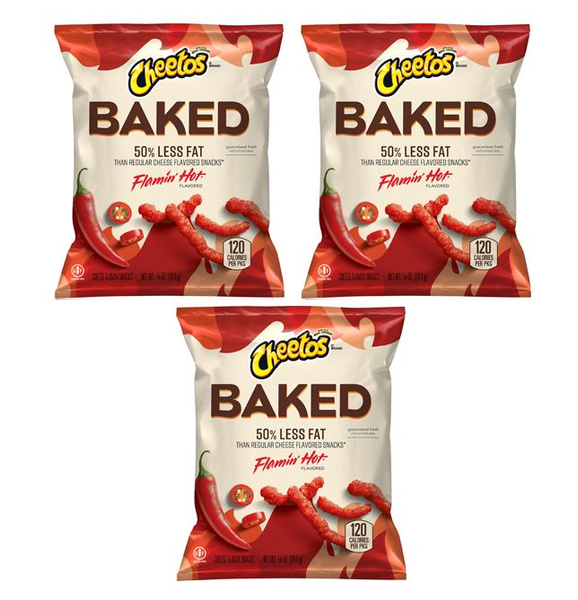 Cheetos Baked Flamin Hot 3 24.8 OZON 805002618