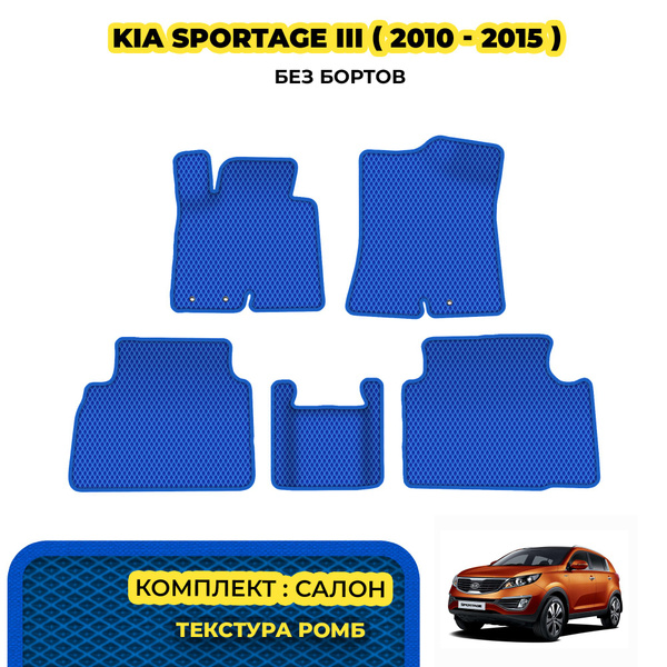 Коврики в салон автомобиля Eva Kovrik Monino EKM22301, цвет синий - купить по выгодной цене в ...