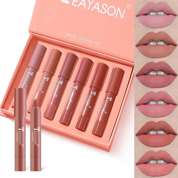 Teayason Lipstick Помада-карандаш для губ, тинт для губ. Набор из 6 ...