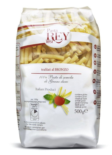 Pasta Rey, Macaroni, 500г, Премиум, Италия - купить с доставкой по ...