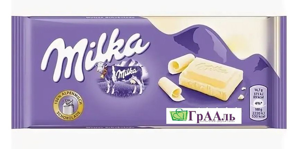 Шоколад белый Milka White 100г - купить с доставкой по выгодным ценам в ...