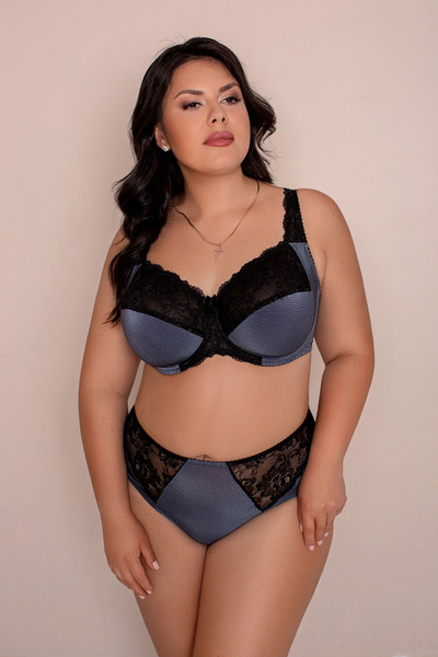 Бюстгальтер Женский Lady Lux классическая чашка, мягкая чашка на каркасе, размер 80G синий ...