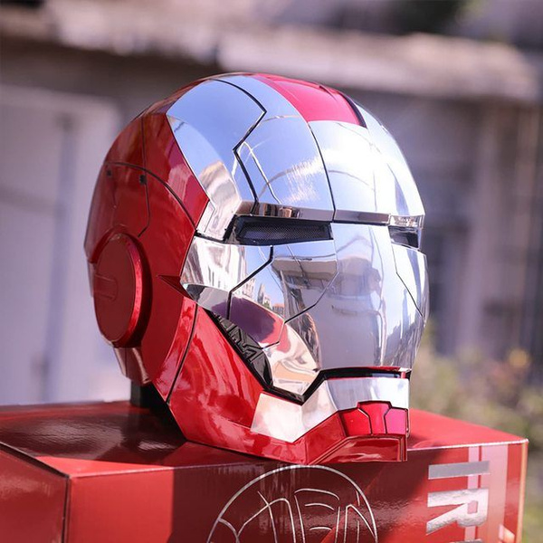 Шлем Железный человек MK5 IRON MAN с сенсорным управлением, есть пульт ...