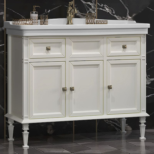 Тумба под раковину Opadiris Кантара 105 00-00003690 Слоновая кость купить на OZON по низкой цене ...