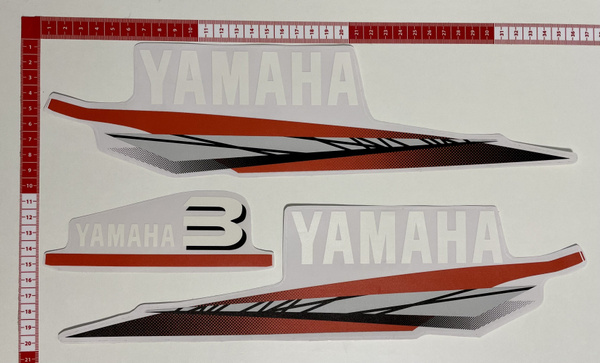 Прочие аксессуары и комплектующие для судов Yamaha Комплект наклеек для ...