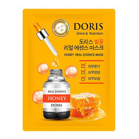 Маска на тканевой основе, 25 мл, DORIS HONEY REAL ESSENCE MASK, Jigott, 8809541280634 - купить с ...