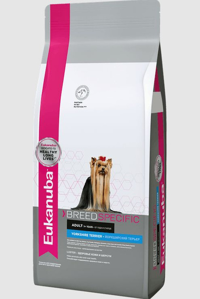 Eukanuba для Собак породы Йоркширский Терьер 1кг - купить с доставкой ...