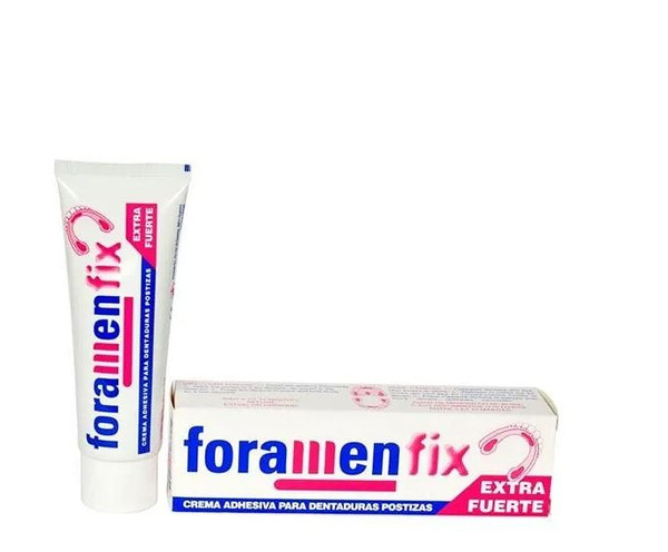 FORAMEN FIX Фиксирующий крем для надёжной фиксации съемных зубных ...
