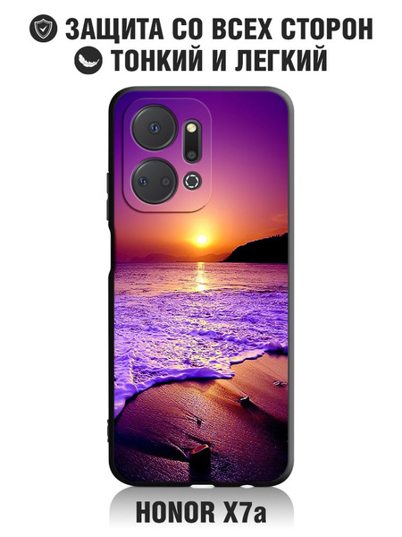 Силиконовый чехол с принтом для Honor X7a/Honor X7a Plus/Хонор икс7а ...