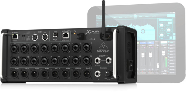 18 канальный цифровой микшер Behringer X AIR XR18 - купить с доставкой ...