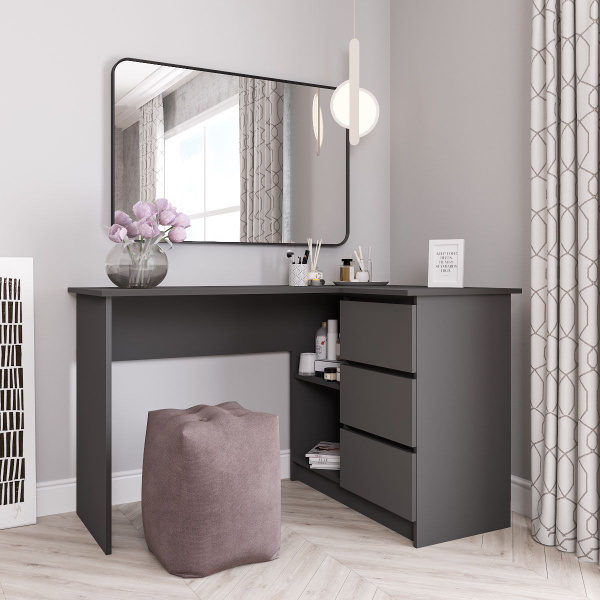 Компьютерный стол jhjhgf_Графит, 124.4х85х77 см - купить по выгодным ...