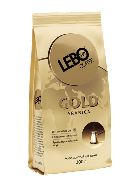 Lebo Кофе молотый Gold 200 г - купить с доставкой по выгодным ценам в ...