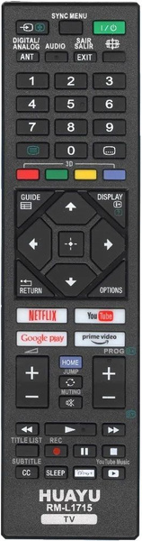Пульт ДУ HUAYU RM-L1715 - купить по выгодной цене в интернет-магазине OZON (865250632)