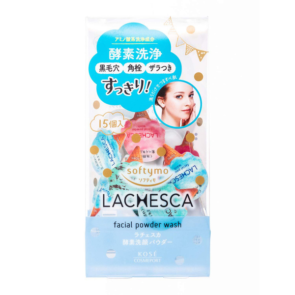 Пудра для лица Kose Cosmeport Softymo LACHESCA Facial Powder Wash ...