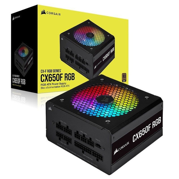 Блок питания компьютера Corsair CX RGB, 650 Вт (CP-9020216-CN) - купить ...
