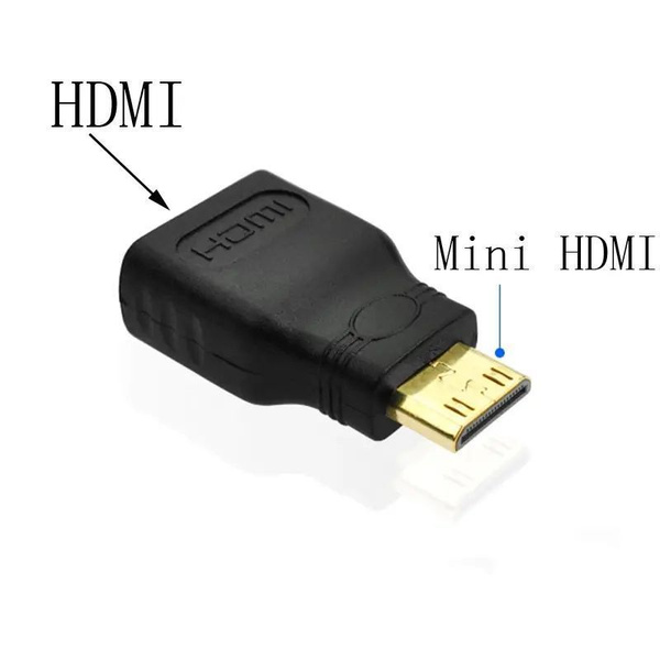 Адаптер HDMI (f) - mini HDMI (M) / переходник - купить с доставкой по ...