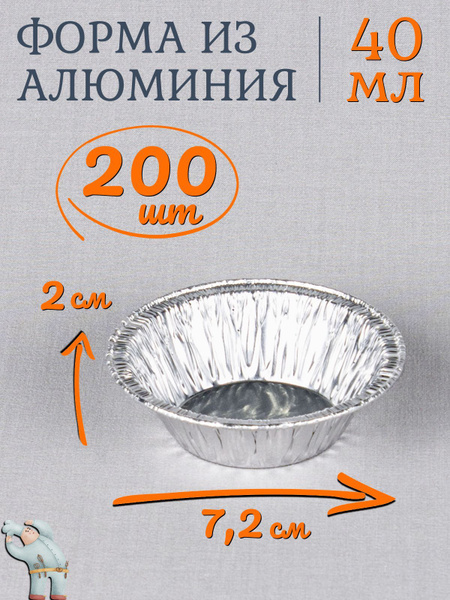 SoftHome Форма для запекания, Круглая, 1 яч., 7.2 см, 200 шт купить на OZON по низкой цене ...