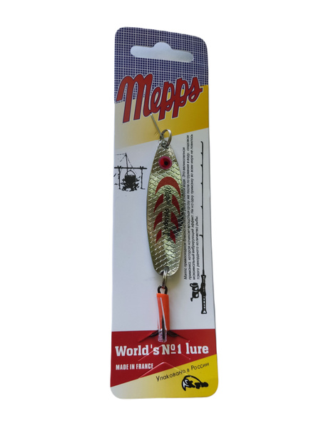 Колеблющаяся Блесна MEPPS колеблющаяся syclops 1 silver black, вес 12 ...