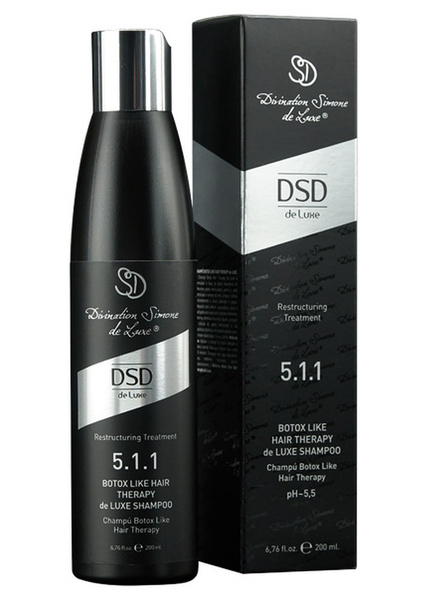 DSD 5.1.1 BOTOX HAIR THERAPY DE LUXE SHAMPOO Увлажняющий шампунь Ботокс ...