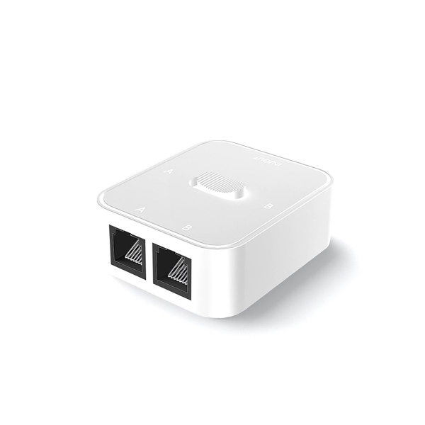 2-портовый RJ45 LAN CAT6 Switch Selector 1000Mbps 2 в 1 Out /1 в 2 Out ...
