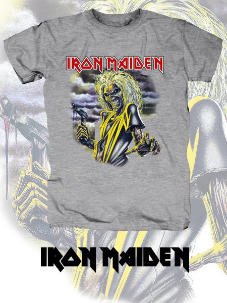 Футболка Мужской RockUp серый меланж Короткий, размер 46, 48 Хлопок Логотип прямой Повседневный ...