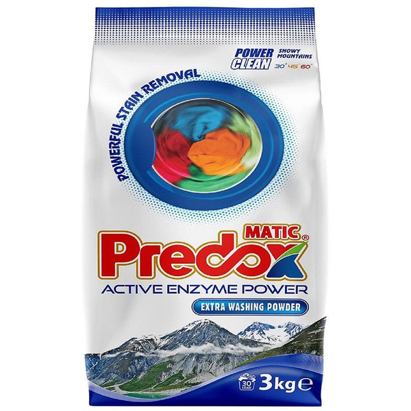 Predox Стиральный порошок, Свежесть гор, 3 кг - купить с доставкой по ...