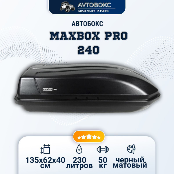 Багажный бокс MaxBox Pro._без усилителя_147295 - купить по доступным ...