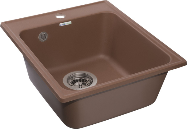 Врезная кухонная мойка GranFest QUARZ GF Z-17 терракот - купить с ...