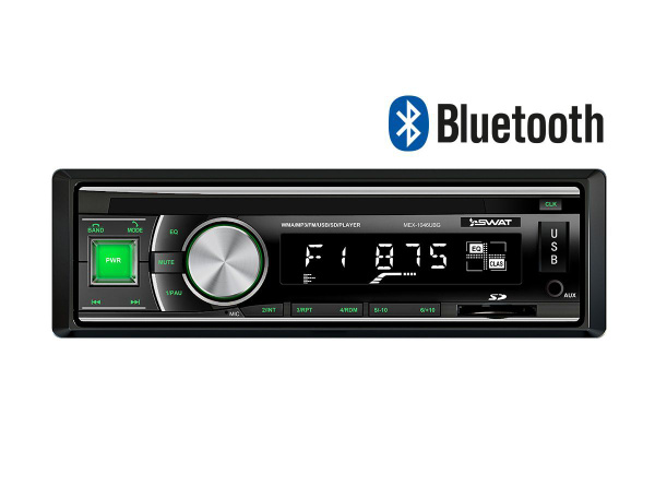 SWAT Автомагнитола, 1 DIN купить на OZON по низкой цене (829623155)