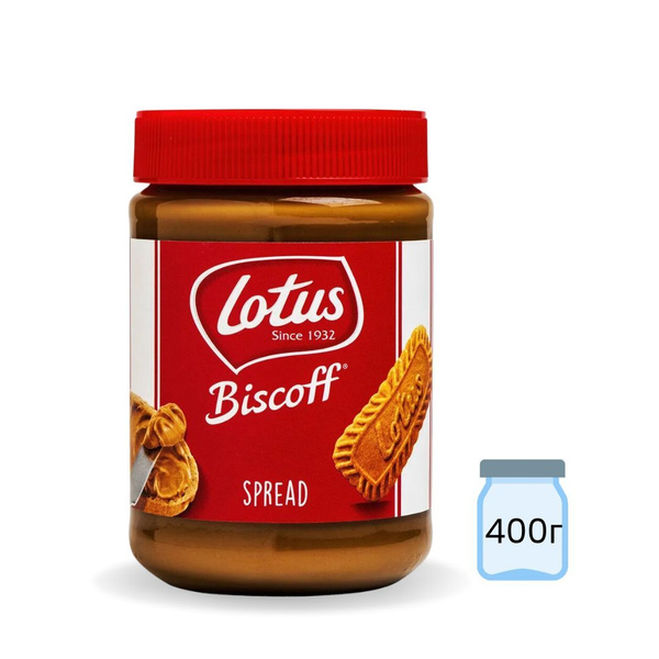 Lotus Biscoff Паста бисквитная карамелизированная 400 г - купить с ...