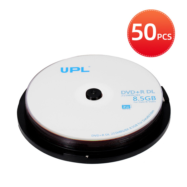 50PCS 215MIN 8X DVD+R DL 8.5GB Blank Disc DVD Disk для данных и видео ...