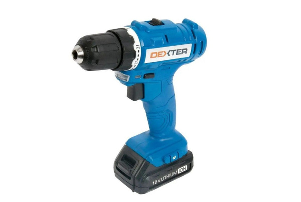Дрель аккумуляторная Dexter ML-CD92-120S, 12 В Li-ion 1.5 Ач - купить в ...